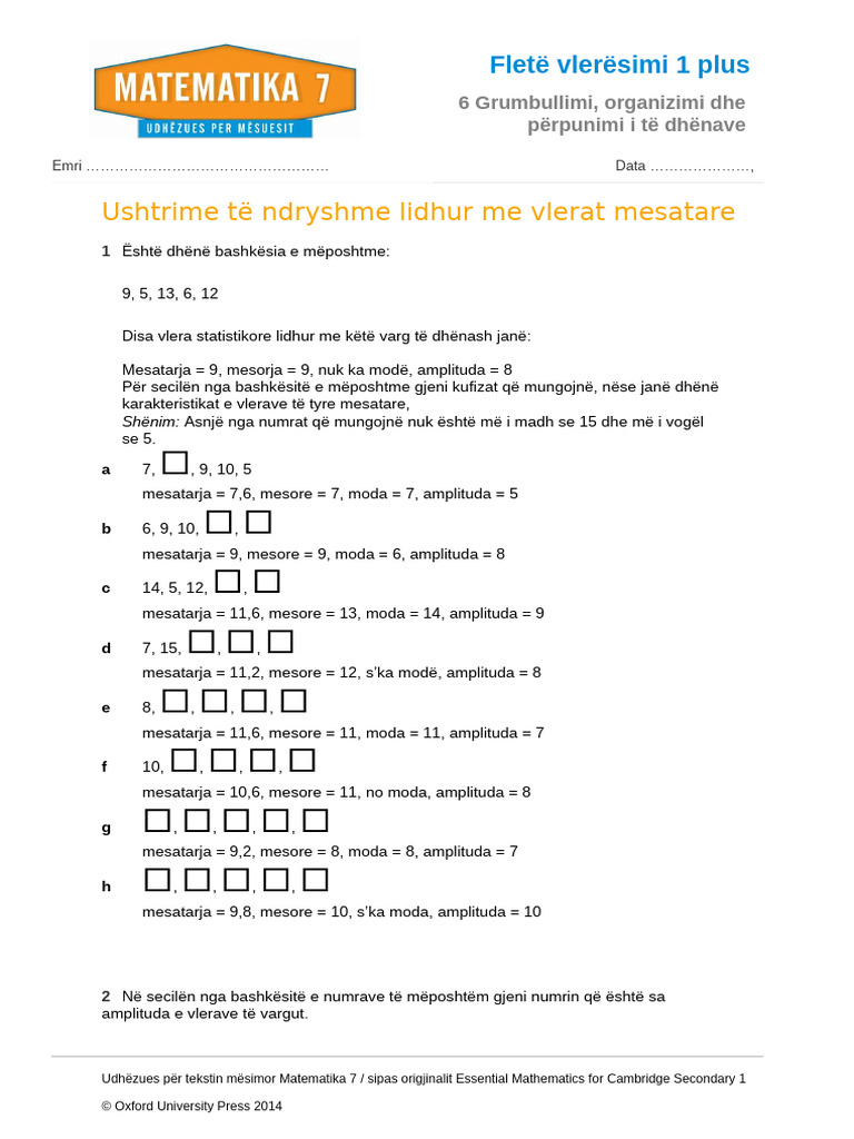 0605_Flete Vleresimi 1 Plus | PDF