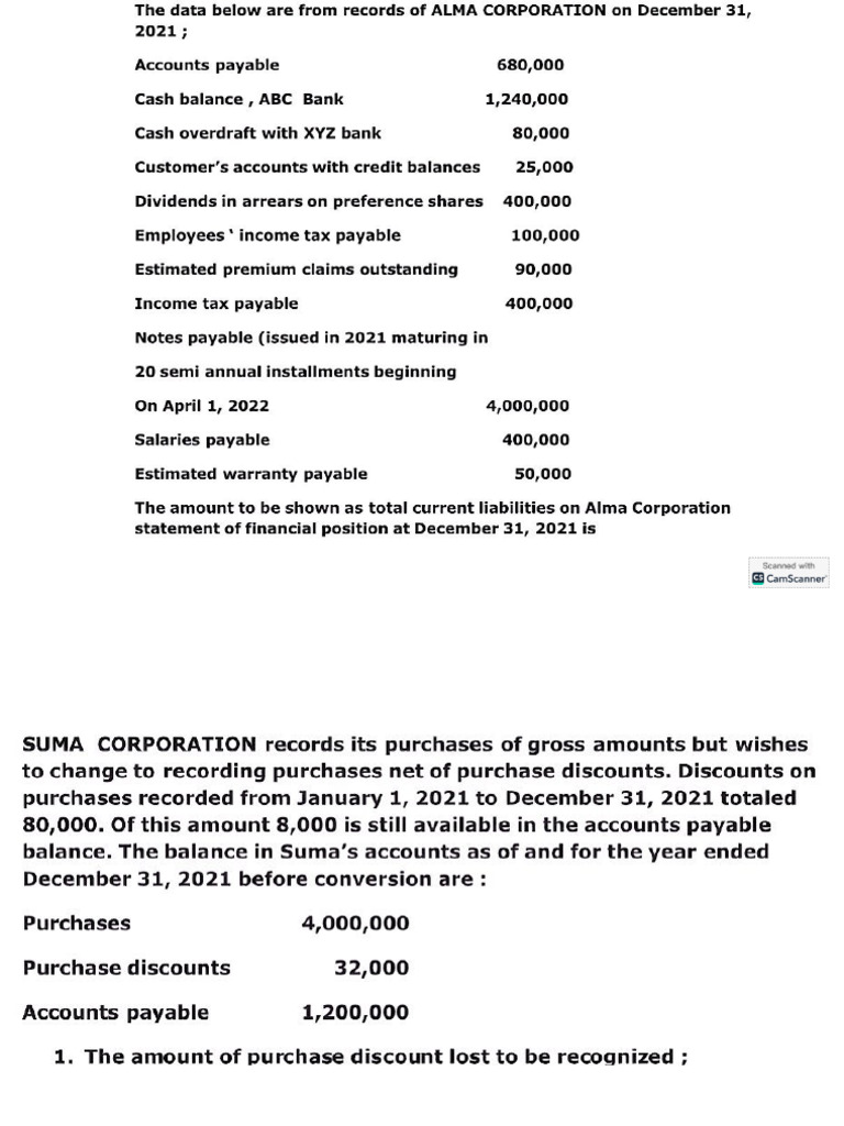 Activity Auditing-Liabilities | PDF
