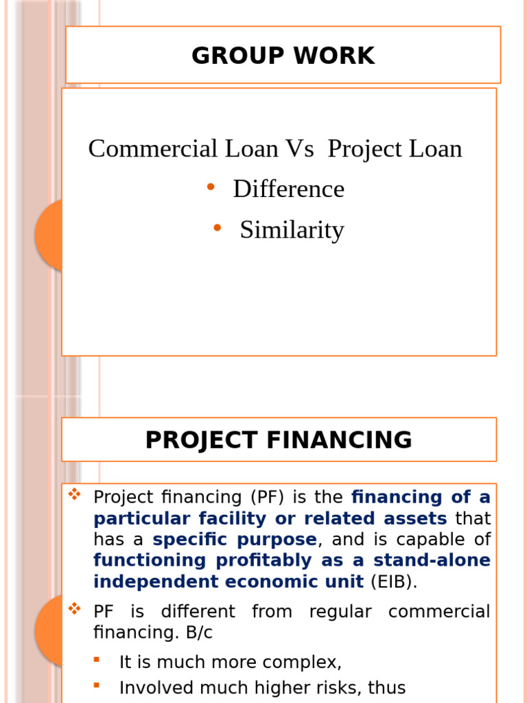Commercial vs Project Loan Analysis | PDF | Credit | Finance & Money ...