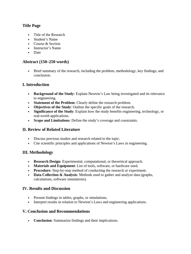 Research Paper Format | PDF