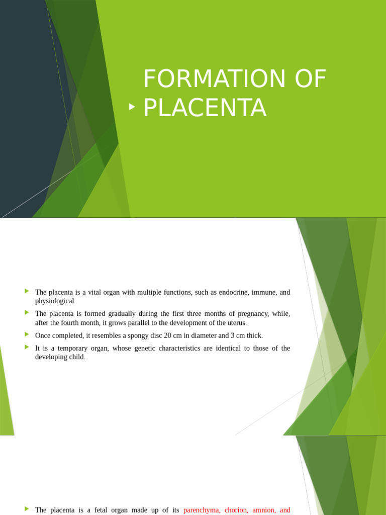 Topic 14. Placenta Formation | PDF | Placenta | Reproduction