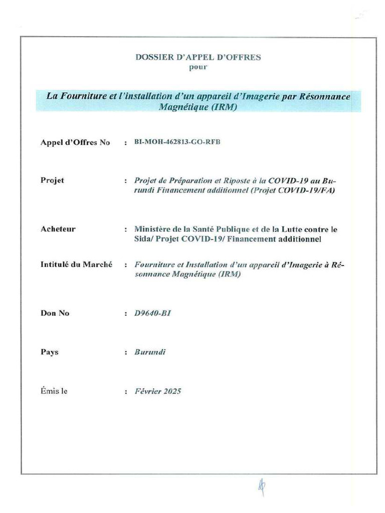 Tender Reference | PDF