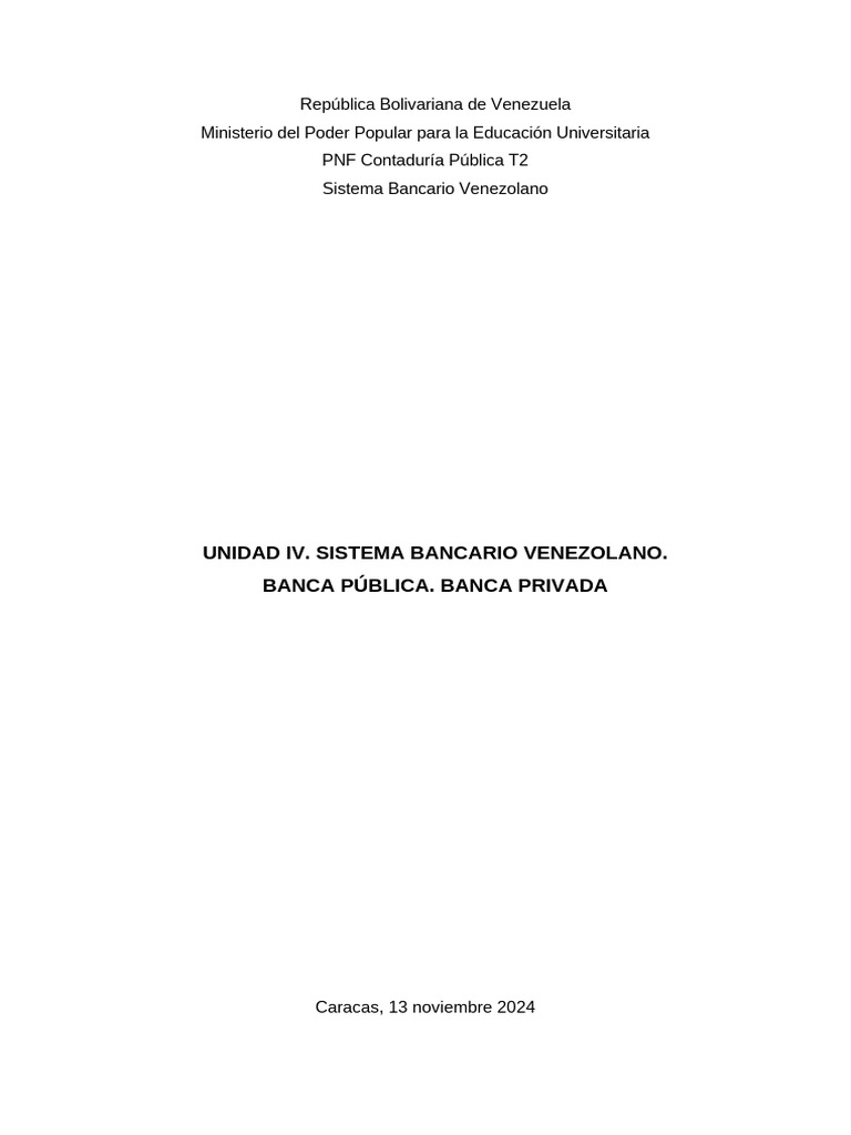 Banca Publica Banca Privada | PDF | Bancos | Dinero