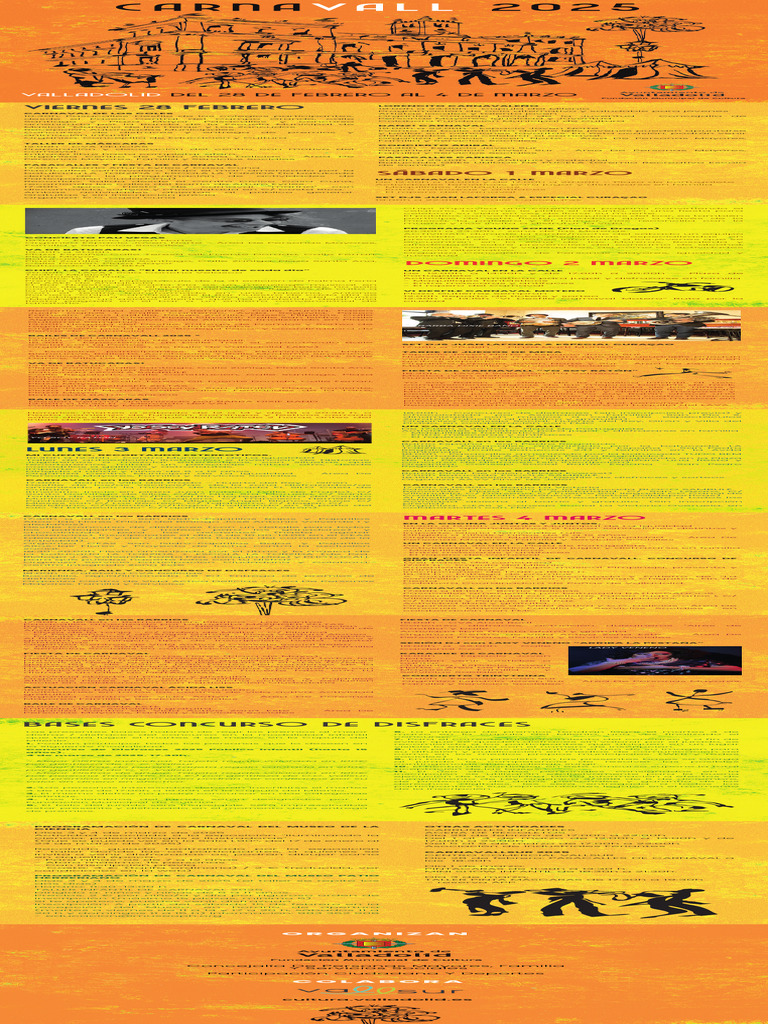 Programa Carnaval Valladolid 2025 | PDF | Carnaval