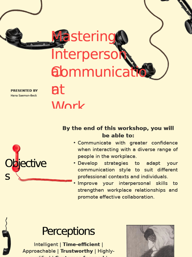 Effective Communication Workshop Updated | PDF | Communication | Human ...