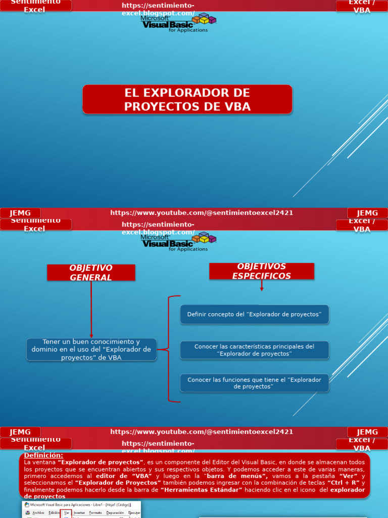 PARTE V EL EXPLORADOR DE PROYECTOS VF | PDF | Microsoft Excel | Informática PARTE V EL EXPLORADOR DE PROYECTOS VF | PDF | Microsoft Excel | Informática