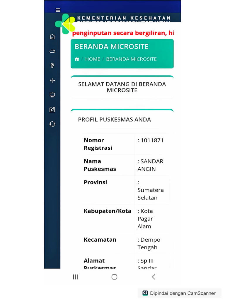 Pencatatan Pelaporan Promkes | PDF
