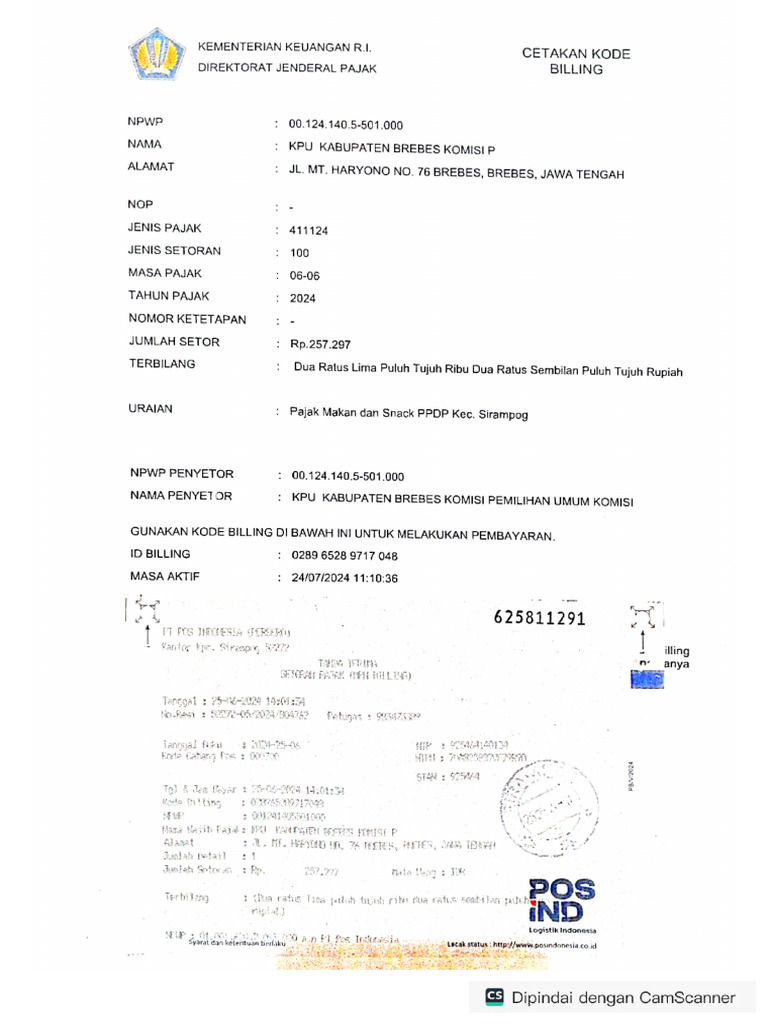 Pajak Makan Snack PPDP | PDF