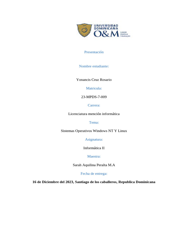 Windows NT Tarea Final | PDF | Microsoft Windows | Windows Nt