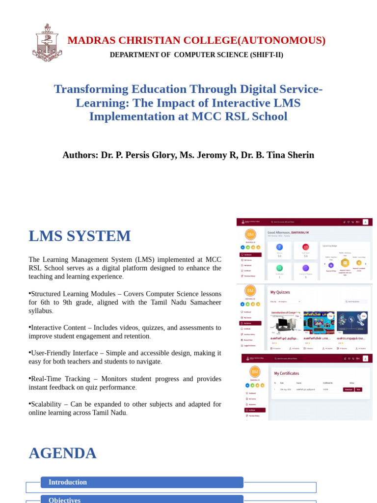 Impact of LMS on Student Learning | PDF | Educational Technology | Learning