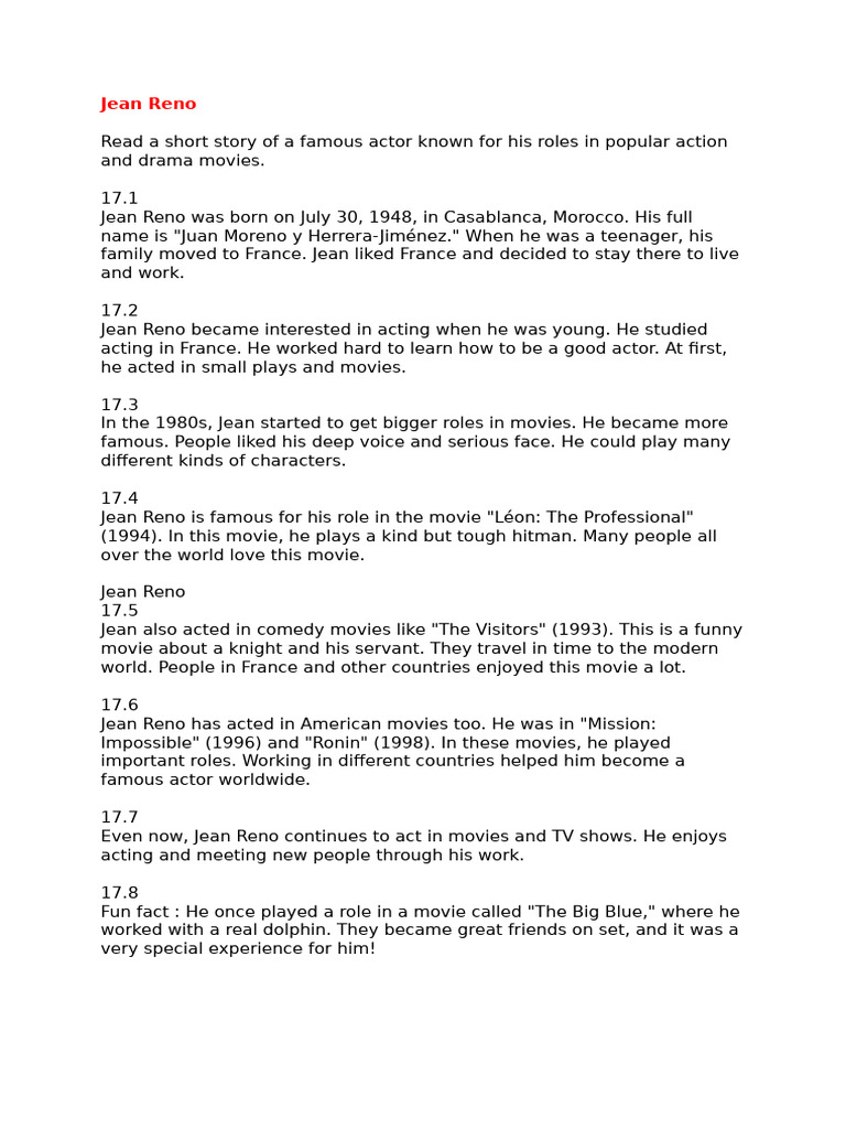 9 Jean Reno | PDF