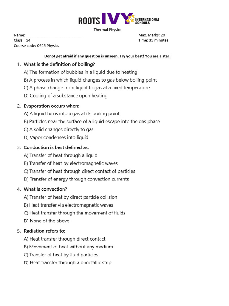 Weekly Test IG4 | PDF