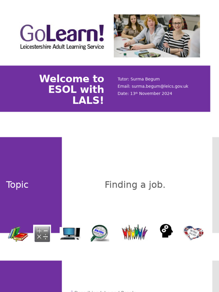 Lesson Plan Finding A Job | PDF