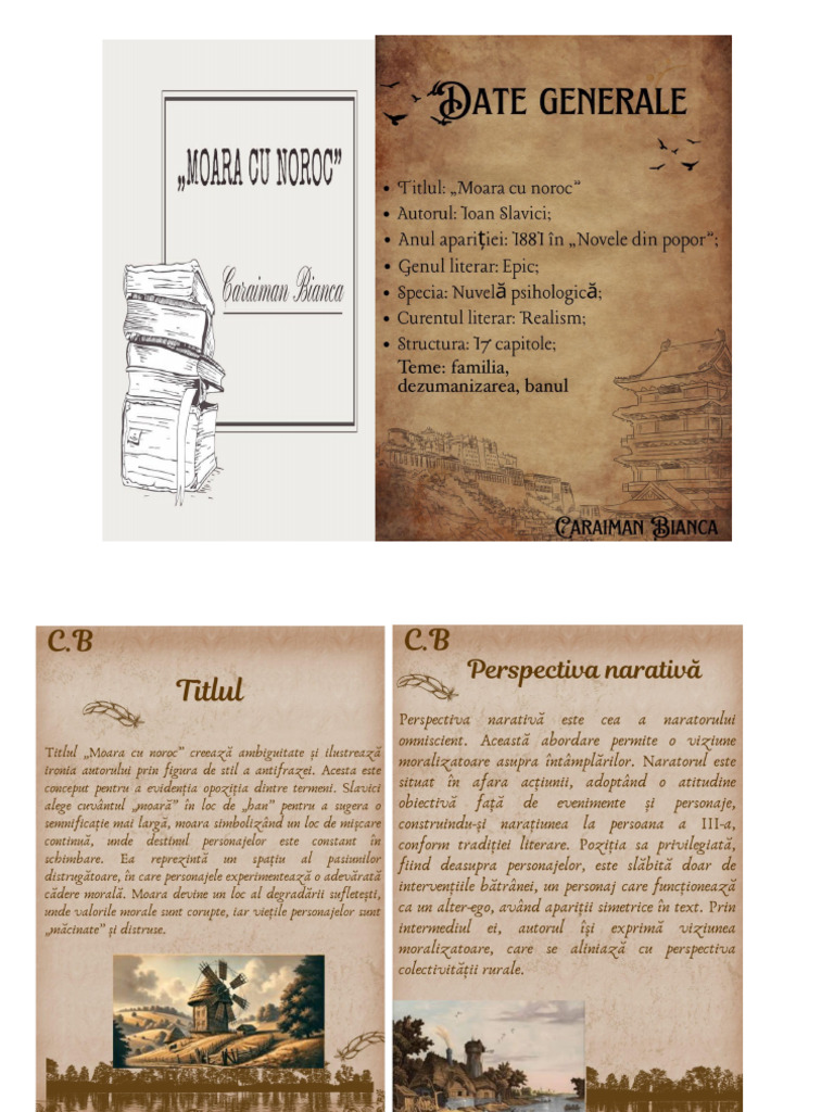 Moara Cu Noroc | PDF