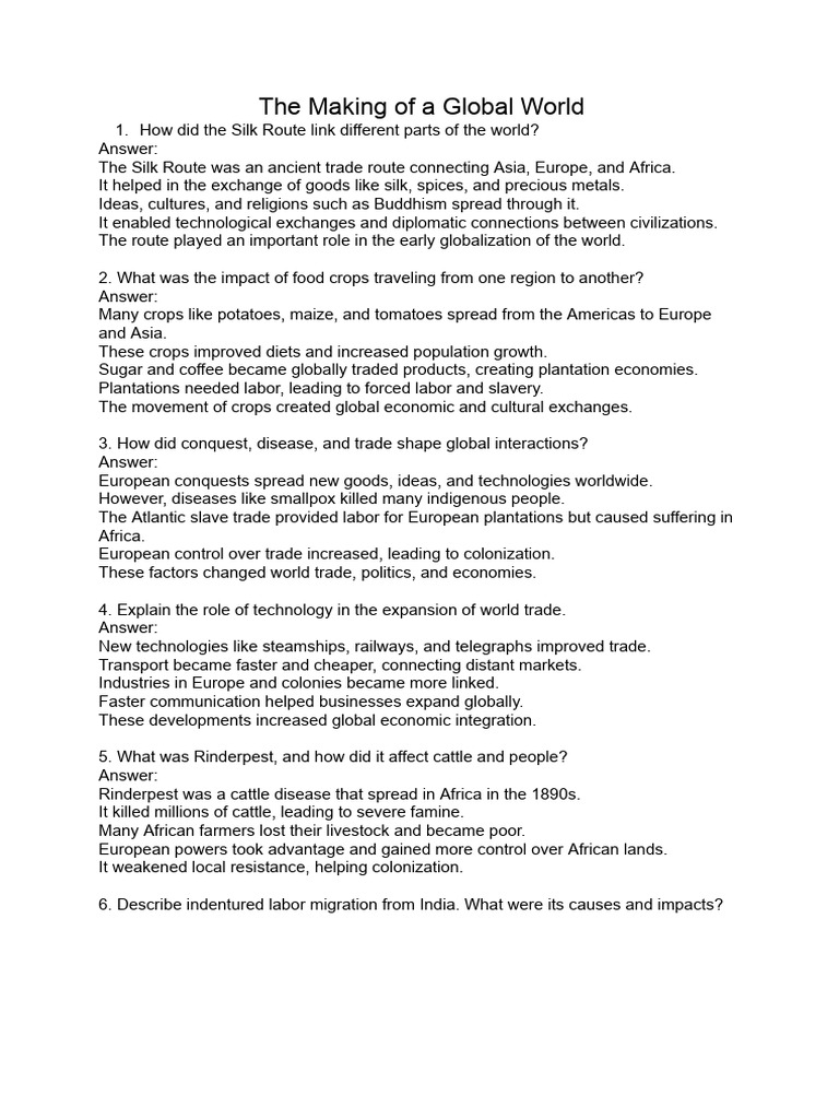 The Making of A Global World | PDF | Trade | Bretton Woods System