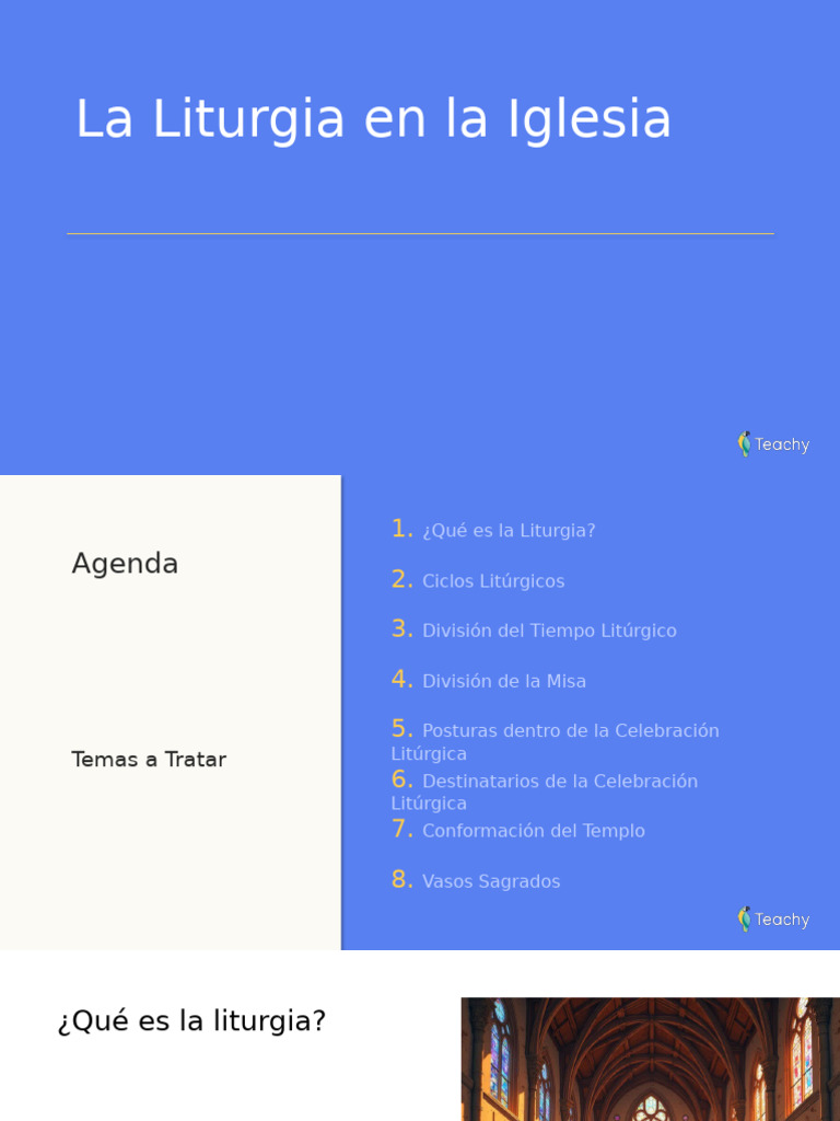 La Liturgia en La Iglesia | PDF | Liturgia | eucaristía