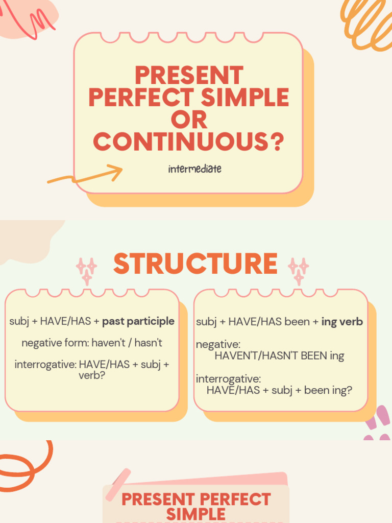 Present Perfect Continuous | PDF