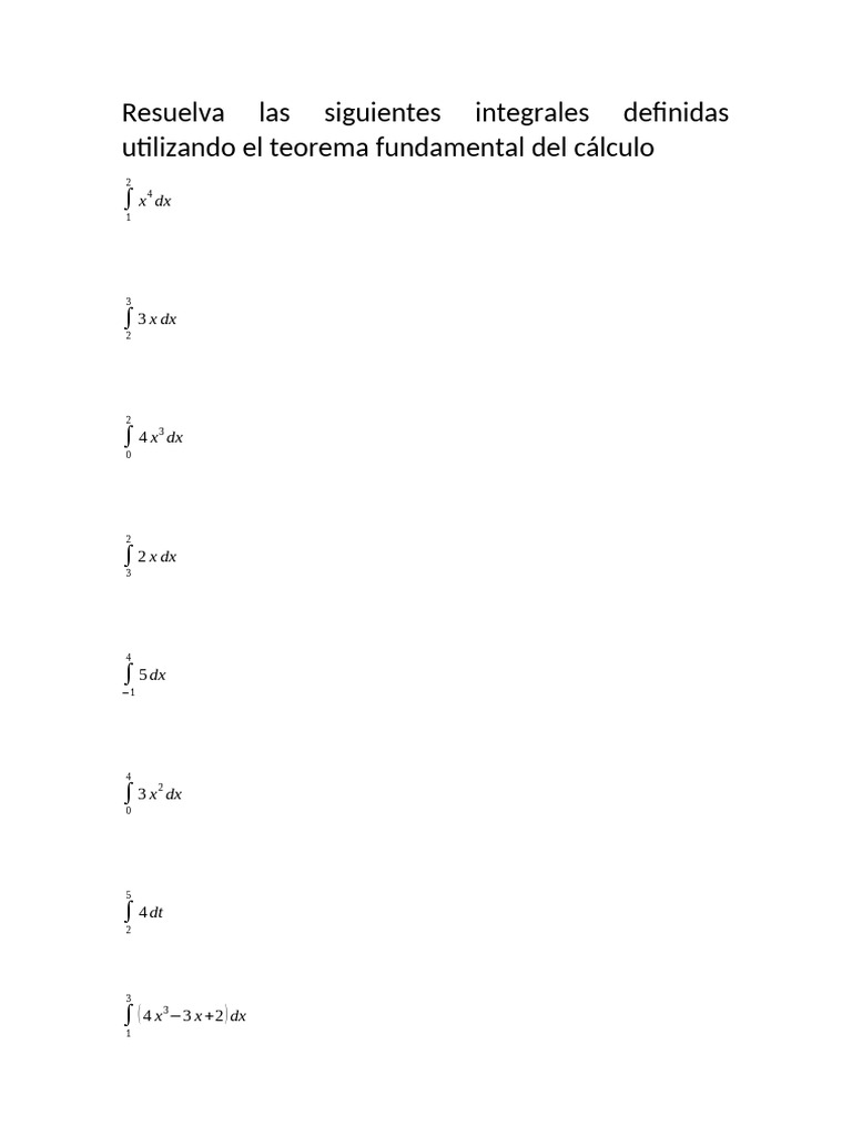 Tarea de Calculo en Clases | PDF