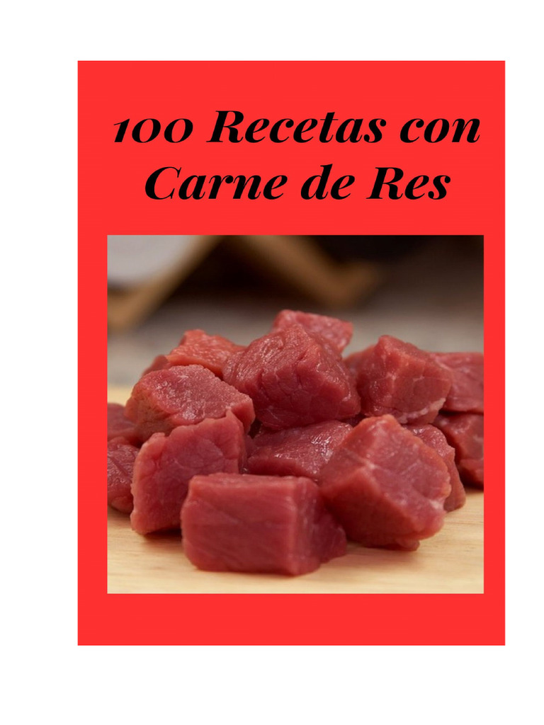 Recetas Variadas con Carne de Res | PDF | filete | Cilantro