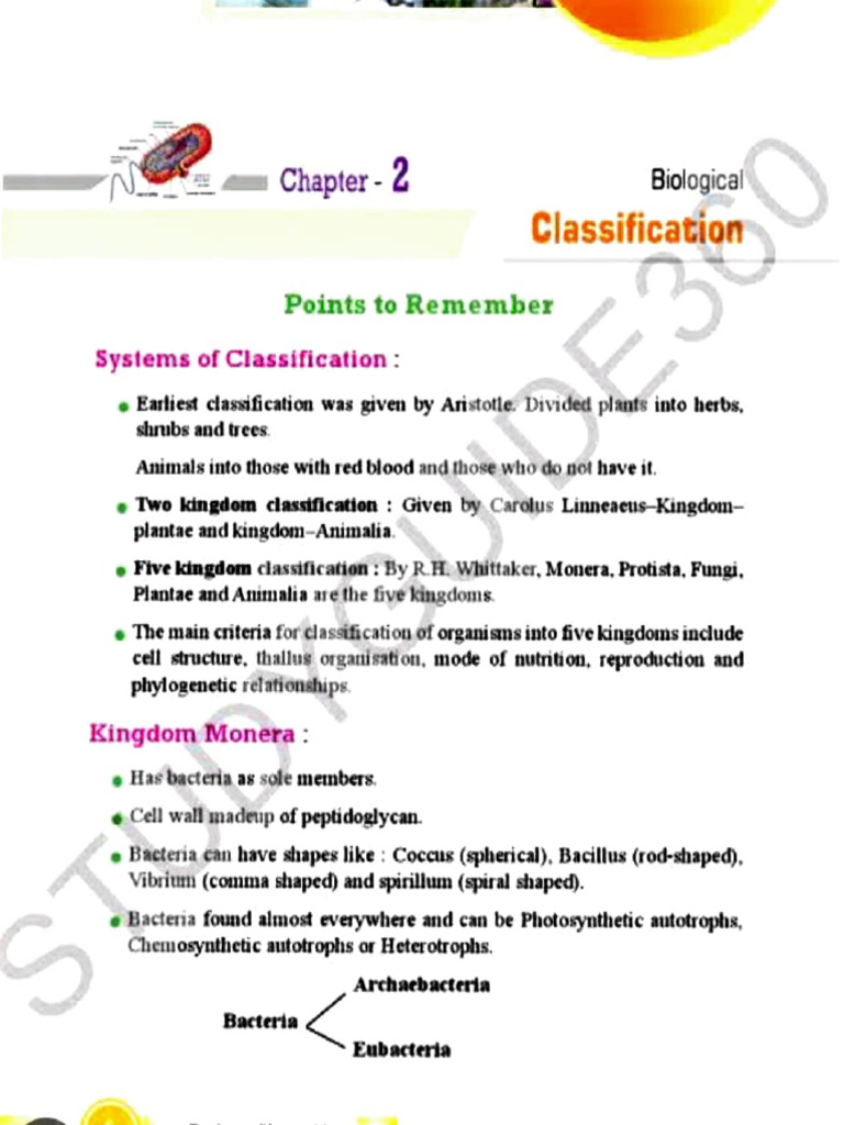Overview of Biological Classification Systems | PDF
