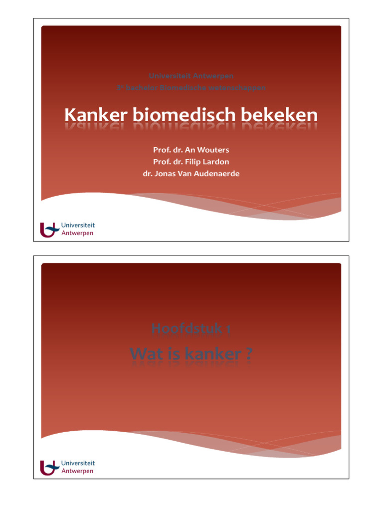 1_Wat is kanker(6) | PDF | Medical Specialties | Anatomy