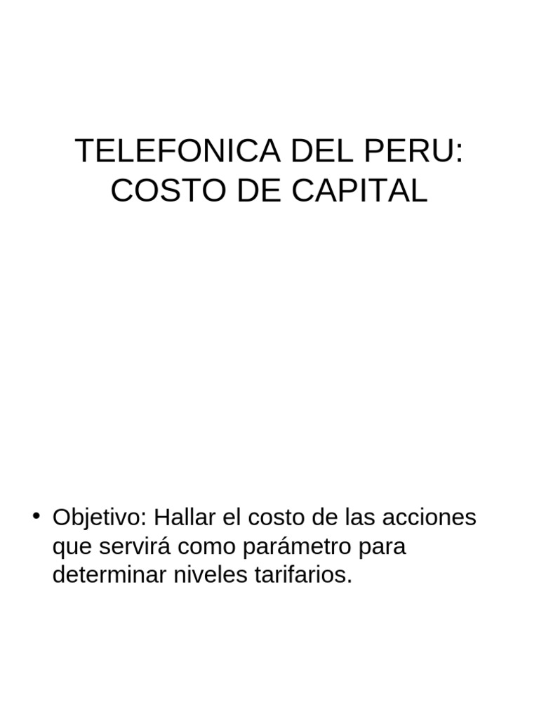 Telefonica Del Peru | PDF