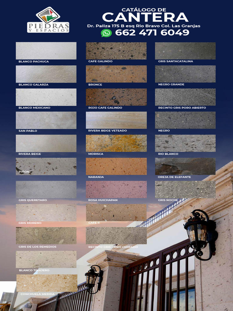 PIEDRAS Y MÁS. Catalogo Digital Cantera 2022 | PDF