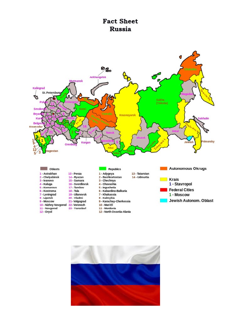 Russia Fact Sheet October 2023 | PDF | Vladimir Putin | World Politics