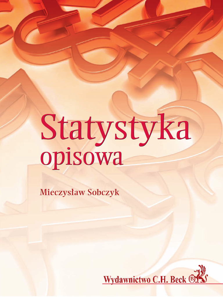Sobczyk - Statytsyka Opisowa | PDF
