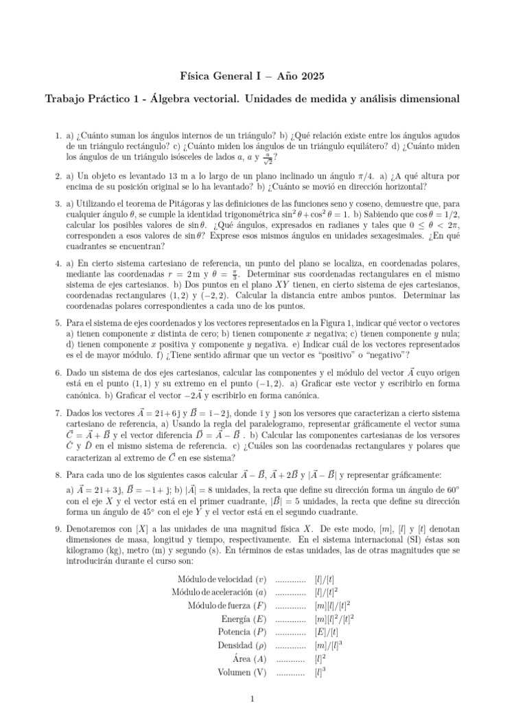 Practica1 2025 | PDF | Ángulo | Triángulo