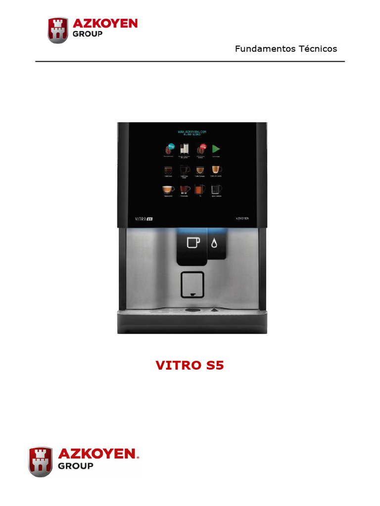 VITRO S5 Manual Tecnico | PDF | café | Agua