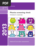 2025 Phonics Screening Check Materials | PDF