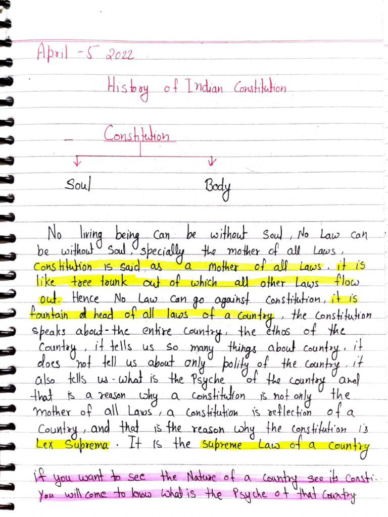 Constitution Complete Notes | PDF