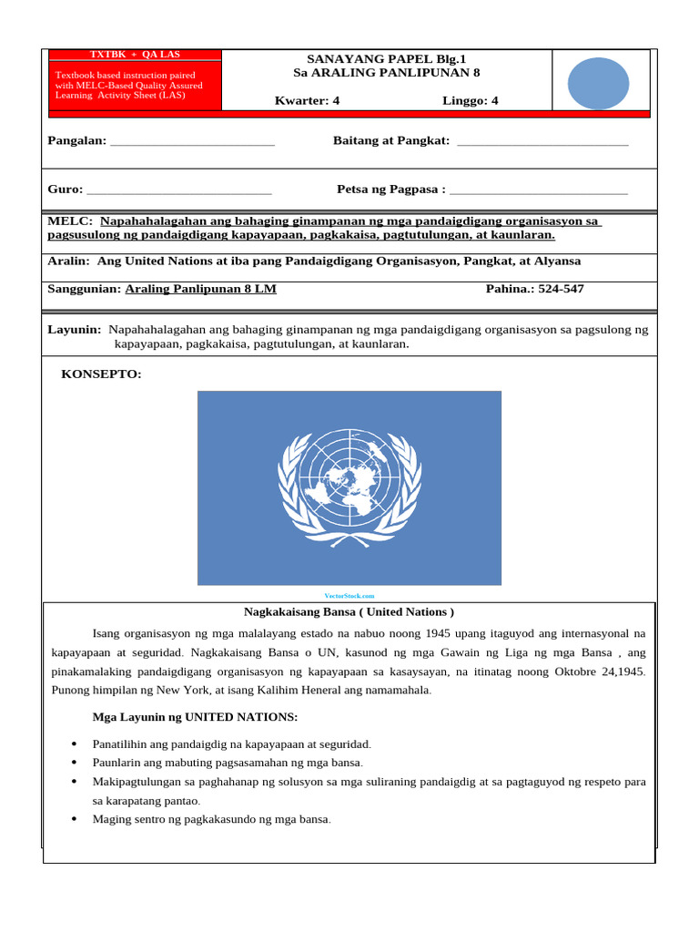 AP8 LAS Q4 wk4 | PDF