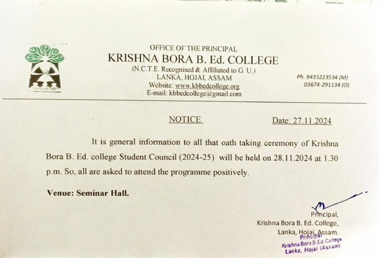 STUDENT Council Oath taking | PDF