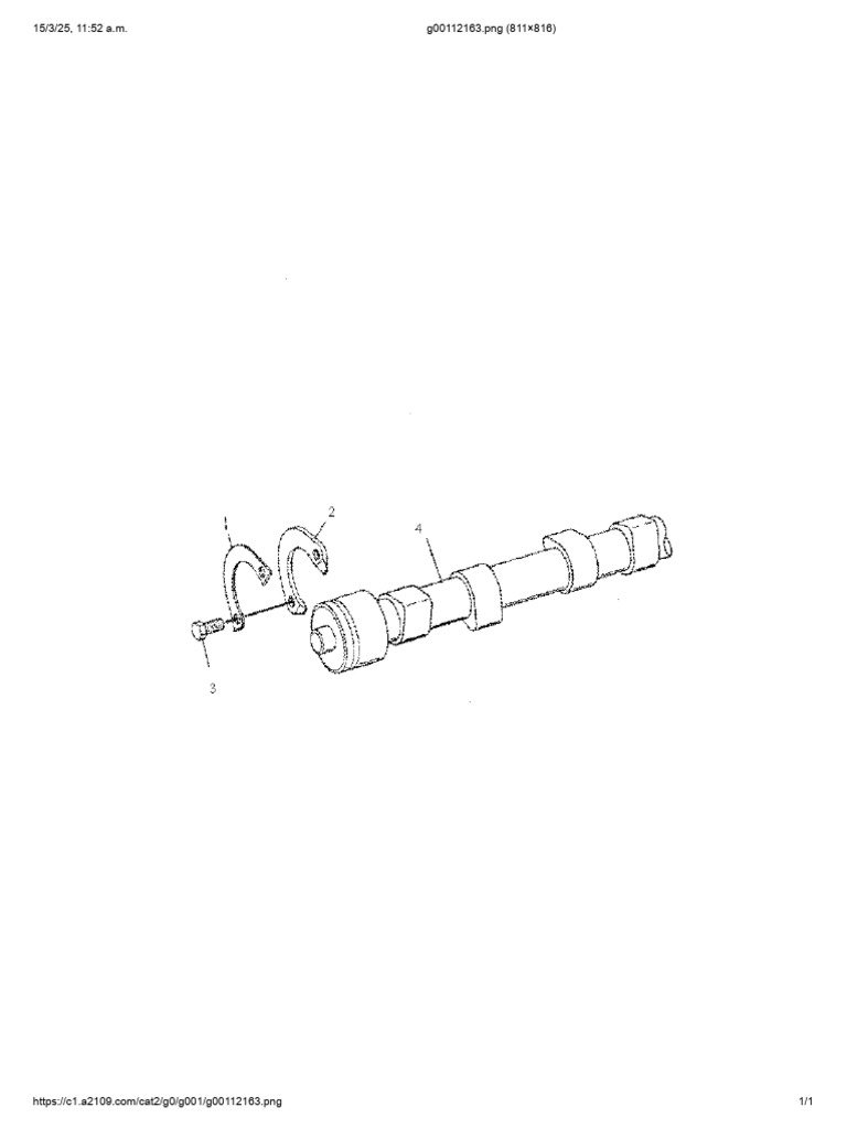 Cat-120g Cam Shaft | PDF