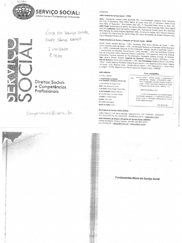 Tica em SS Texto 1 Unidade I | PDF | Moralidade | Práxis