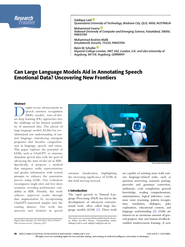 Can Large Language Models Aid in Annotating Speech Emotional Data Uncovering New Frontiers ...