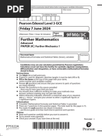 2410 WME01_01 IAL Mechanics M1 October 2024 (PDF) | PDF | Mass | Calculator