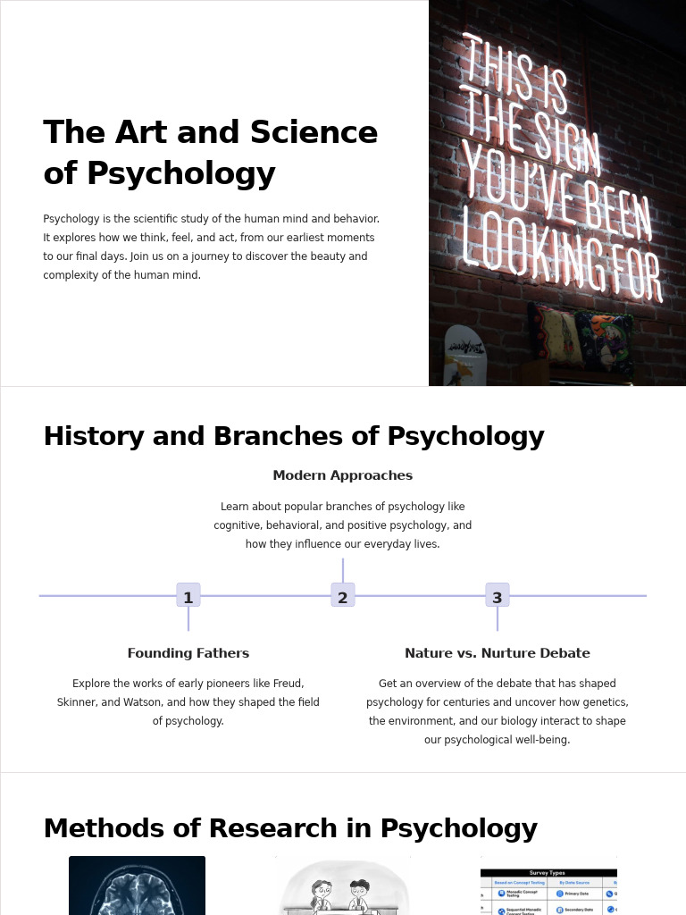 The Art and Science of Psychology | PDF | Psychology | Mental Disorder