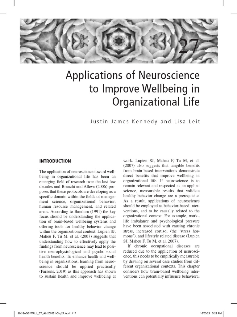 Applications of Neuroscience To Improve | PDF | Reward System | Emotions