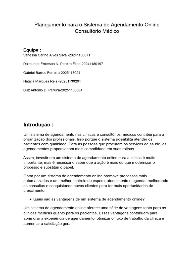 PI _ Projeto Integrador-1 | PDF | Prontuário eletrônico | Informática