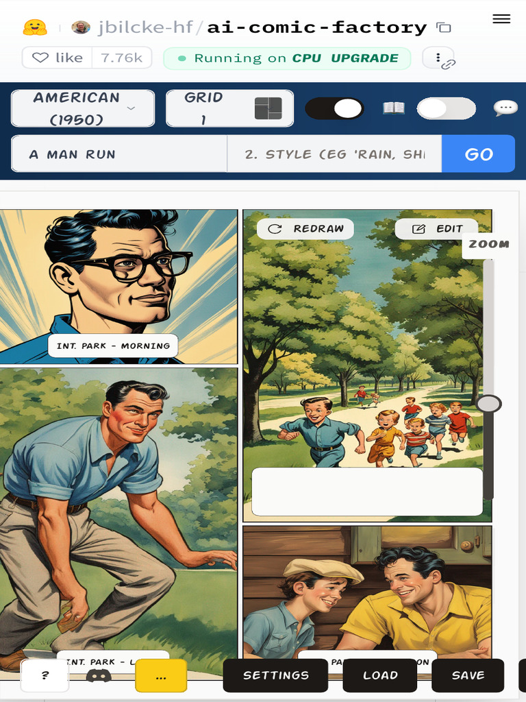 AI Comic Factory - A Hugging Face Space by Jbilcke-hf | PDF