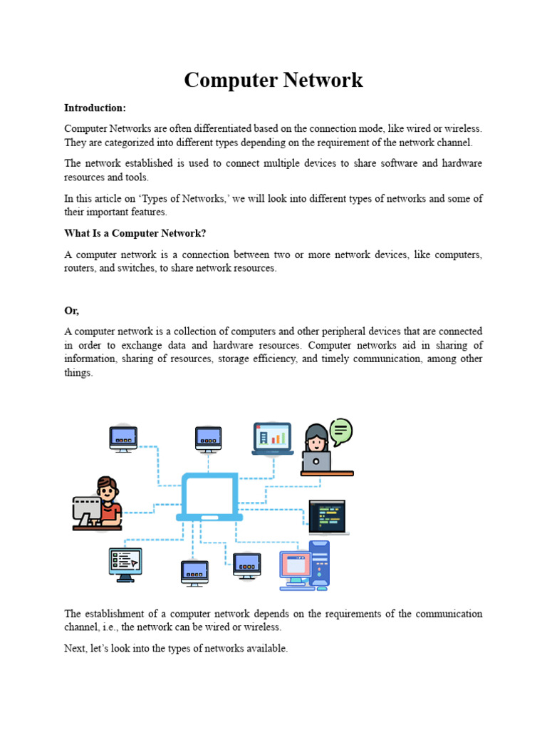 gen copm | PDF | Computer Network | Client–Server Model