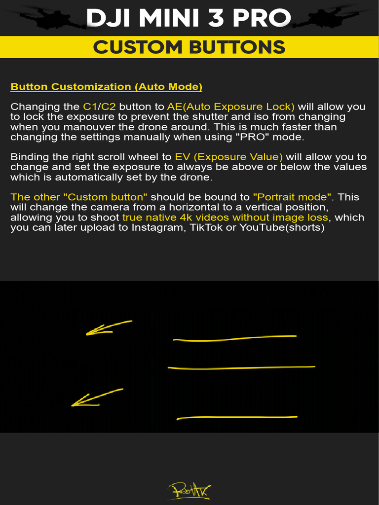 Mini 3 Pro Custom Buttons | PDF