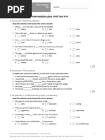 Pioneer Intermediate B1 Tests Module 1 | PDF | Roommate