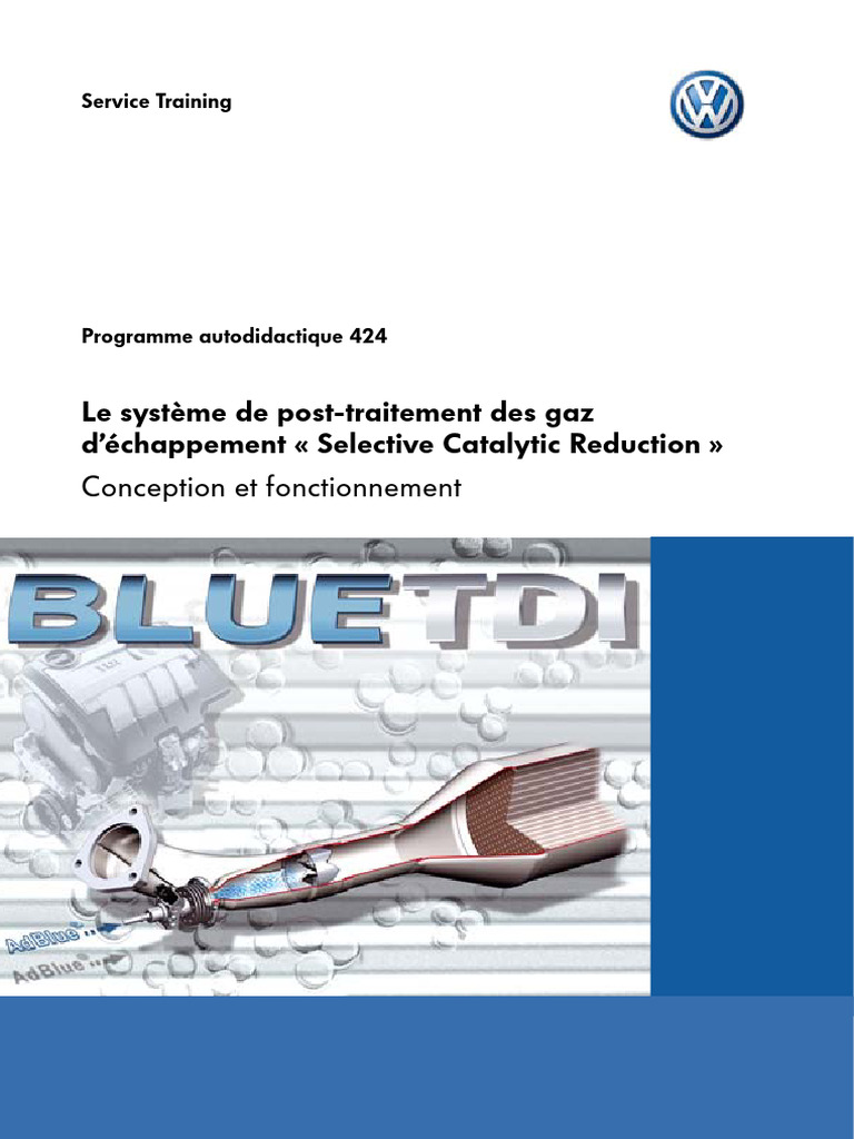 SSP 424 Le Système de Post - Traitement Des Gaz Échappement Selective ...