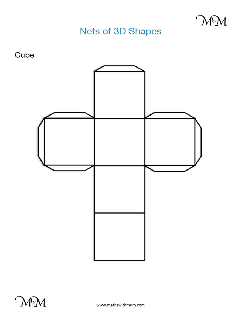 Shapes Nets of 3D Shapes | PDF