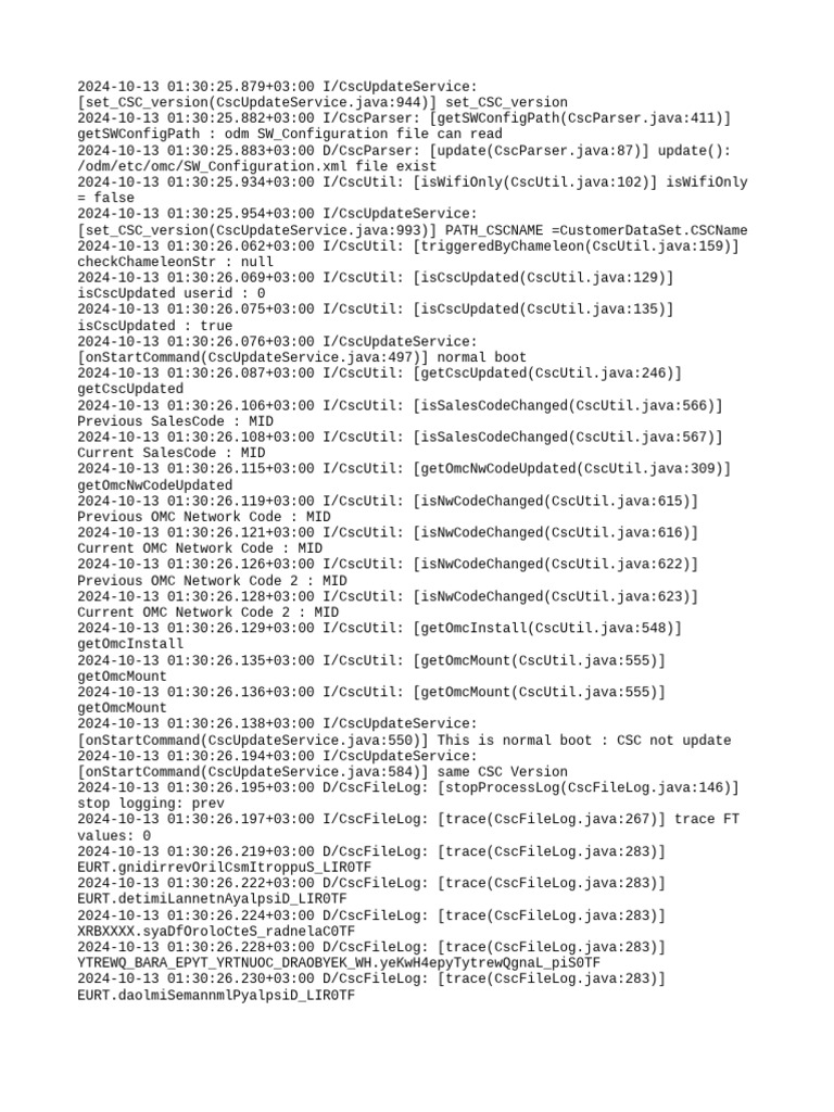 Prev CSC Log | PDF