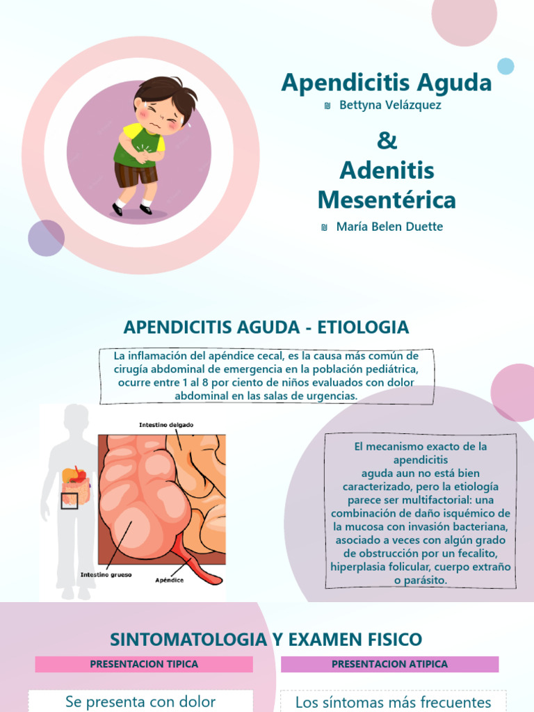 Apendicitis Aguda y Adenitis Mesentérica | PDF | Especialidades Medicas ...